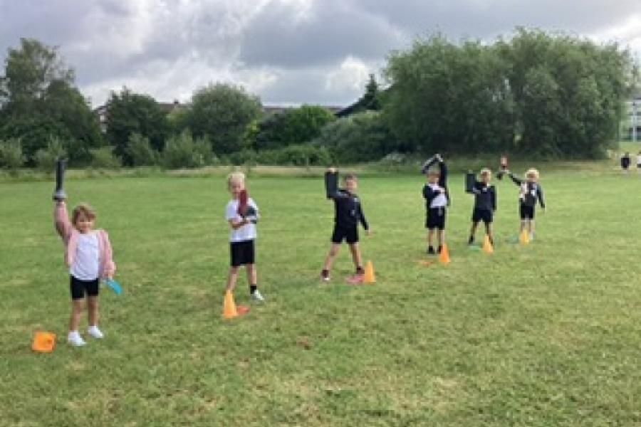Wellie Throwing | Broadbent Fold Nursery & Primary School
