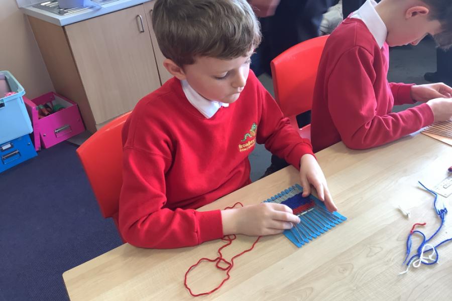 Anglo Saxon Weaving in Year 5! | Broadbent Fold Nursery & Primary School