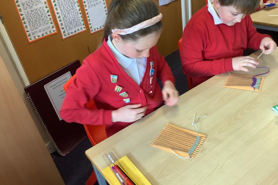 Anglo Saxon Weaving in Year 5! | Broadbent Fold Nursery & Primary School