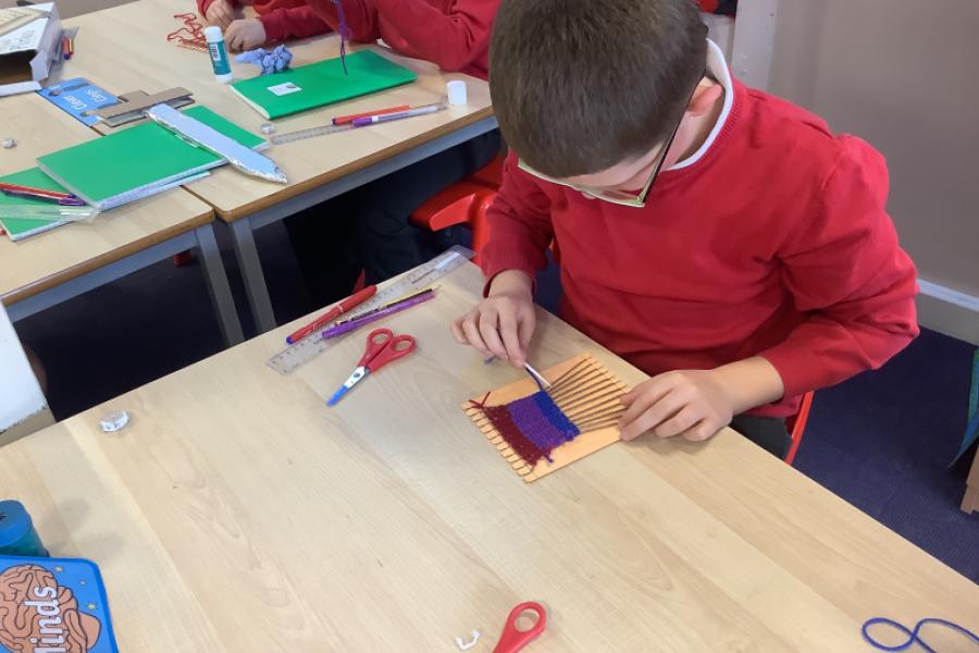 Anglo Saxon Weaving in Year 5! | Broadbent Fold Nursery & Primary School