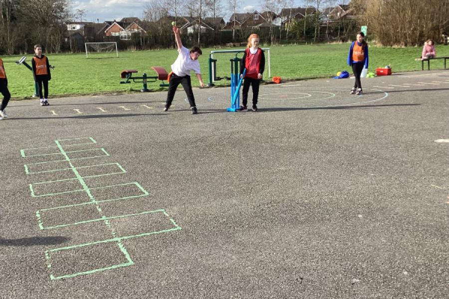 Cricket skills in year 6 | Broadbent Fold Nursery & Primary School